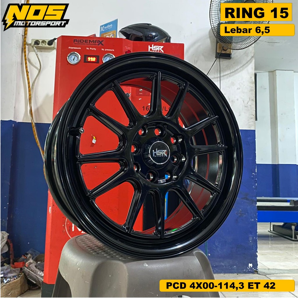 Jual Velg mobil sirion, avanza, sigra, etios, hsr ende ring 15 lubang 4 warna hitam, putih ...