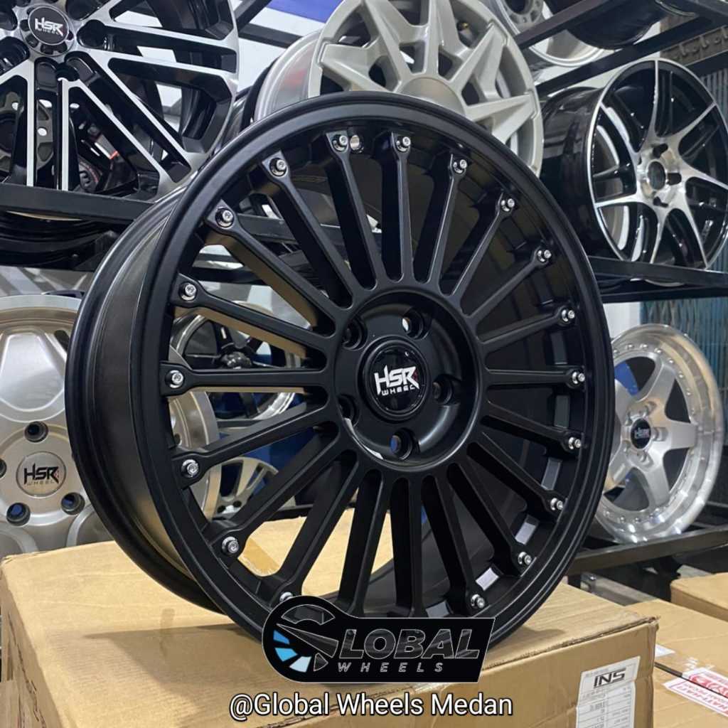 Jual Velg Mobil Ring 17 Innova,Hrv,Terios HSR Jjc Mate Black Lebar 7,5 Terbaru 2024 | Shopee ...