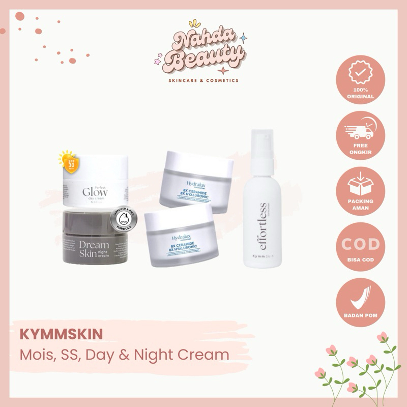 Jual KYMM SKIN Effortless Sunscreen SPF 50 | Hydralux Moisturizer 8X ...