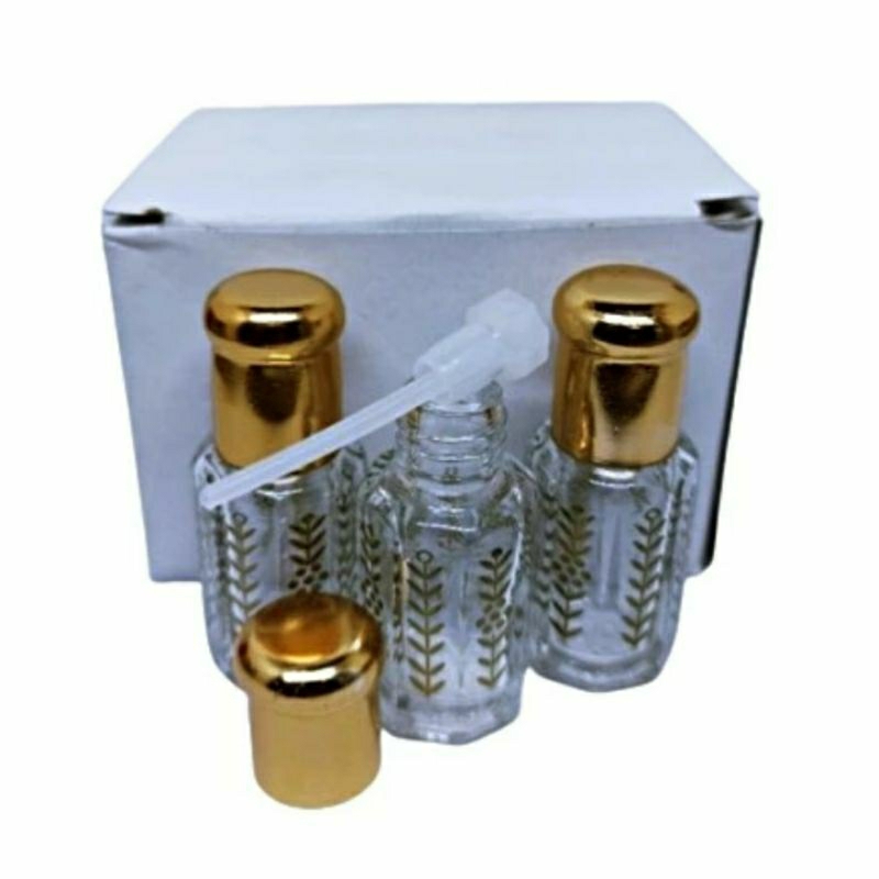 Jual Botol Parfum Kaca Tola Stick Gold Arab isi 12 Milli (1 Lusin/12 ...