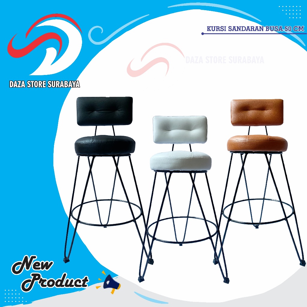 Jual kursi sandaran busa 50cm / dudukan busa / angkringan / warung ...