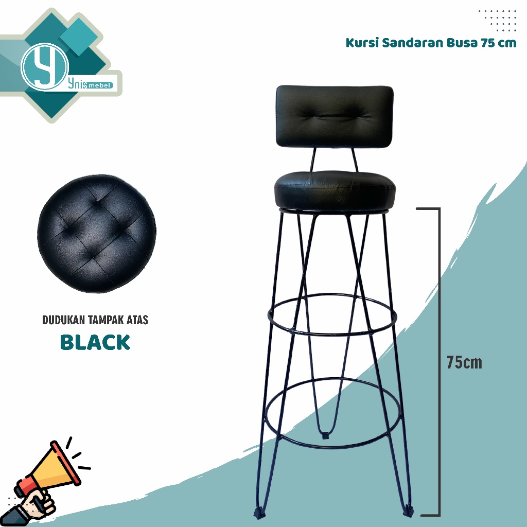Jual kursi sandaran outdoor 75cm / 60cm / 50cm / dudukan busa / sofa ...