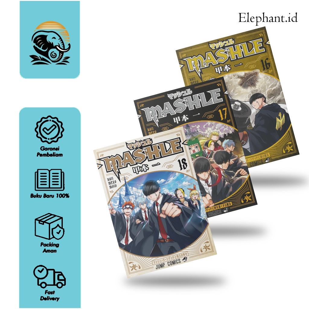 Jual Komik Manga Mashle : Magic and Muscles Vol.1-18 by Hajime Komoto ...