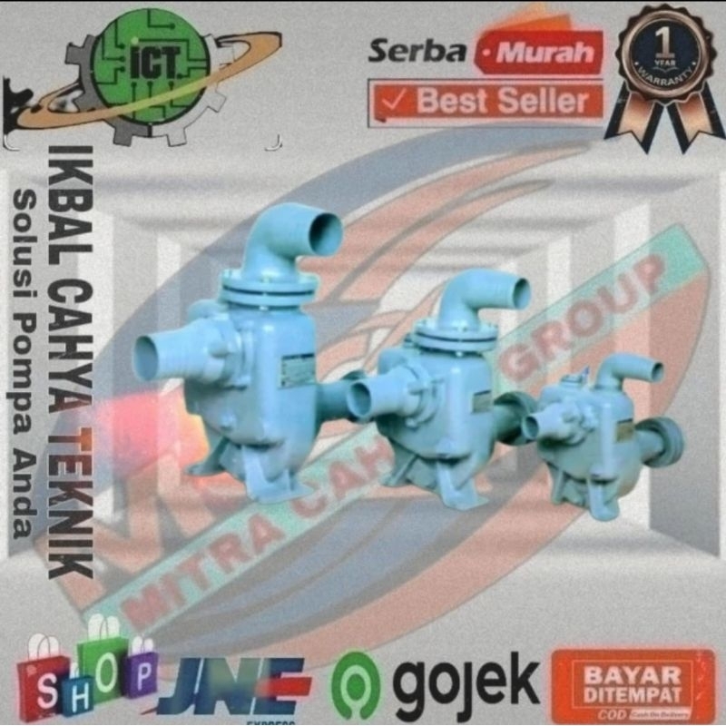 Jual Pompa Ebara Self_Preming Pump 100 SQPB Cast Iron Untuk Pertanian ...