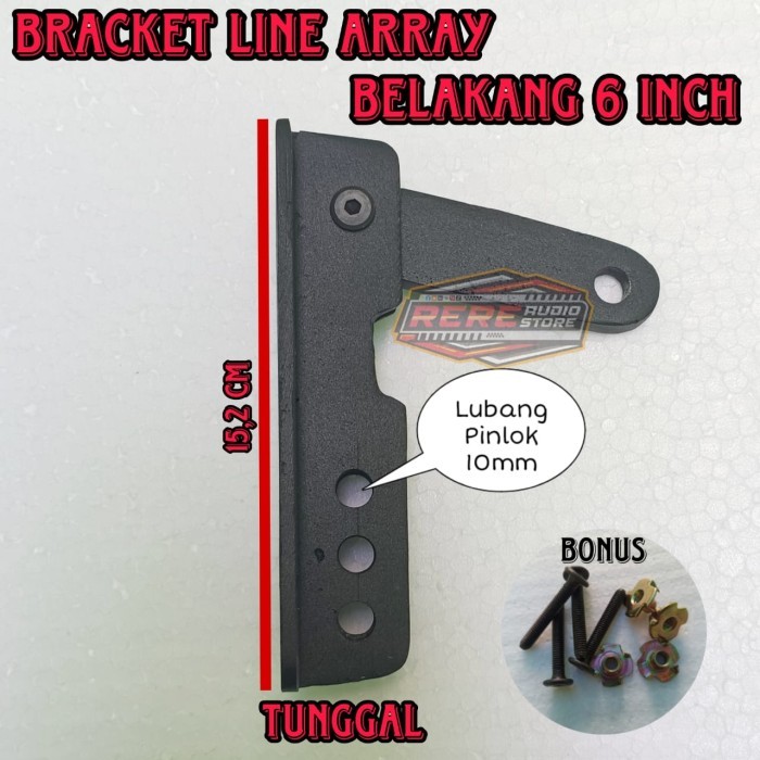 Jual Bracket BOX LINE ARRAY 6 inch (BELAKANG) / Breket 6" Gantung Bahan ...