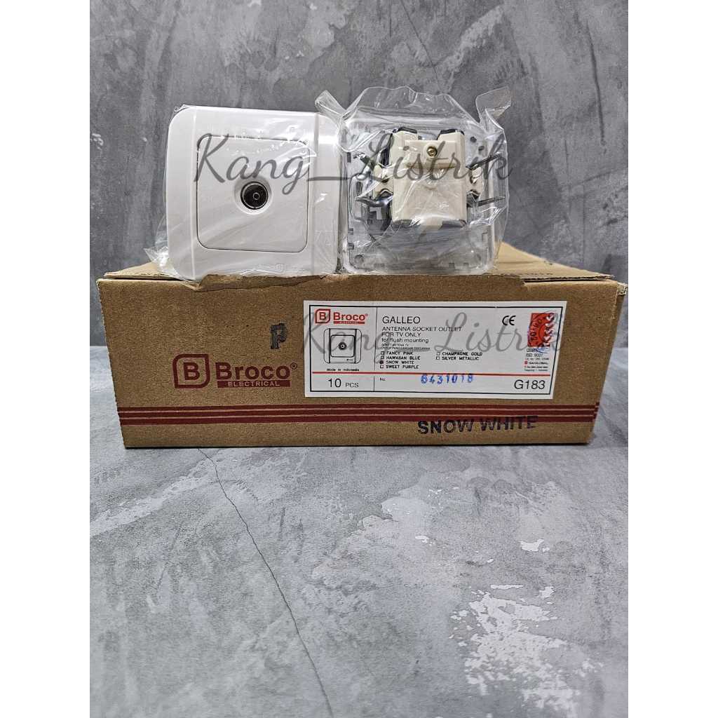 Jual BROCO GALLEO Stop Kontak TV Broco Galleo G183 / GALEO Stop Kontak ...