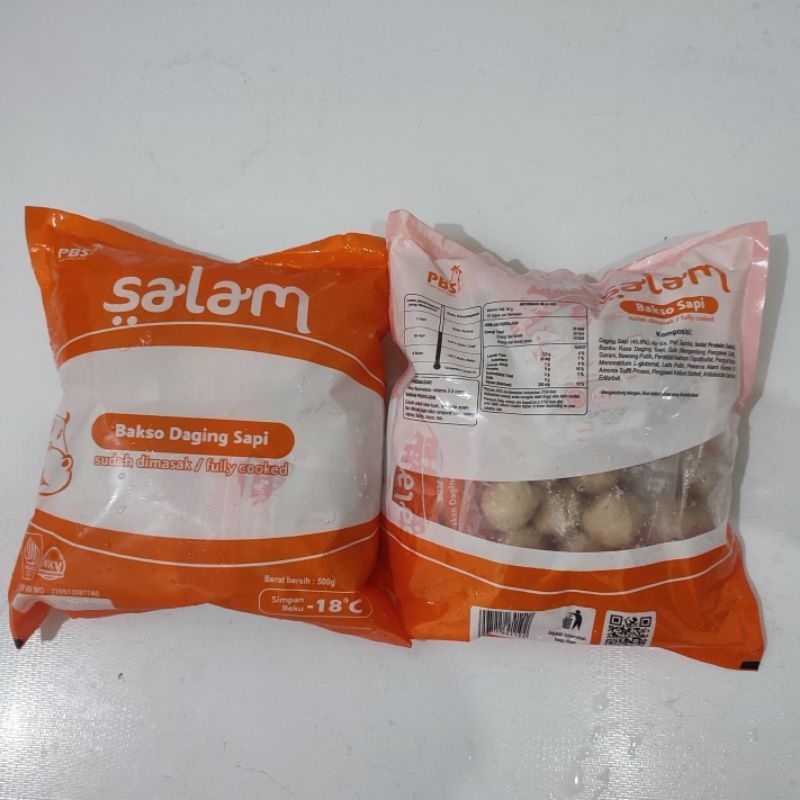 Jual SALAM Bakso Sapi dan Bakso Ayam 500 GRAM | Shopee Indonesia