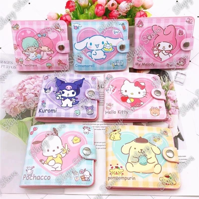 Jual dompet klip LOVE semikulit lucu karakter kartun cinnamoroll ...