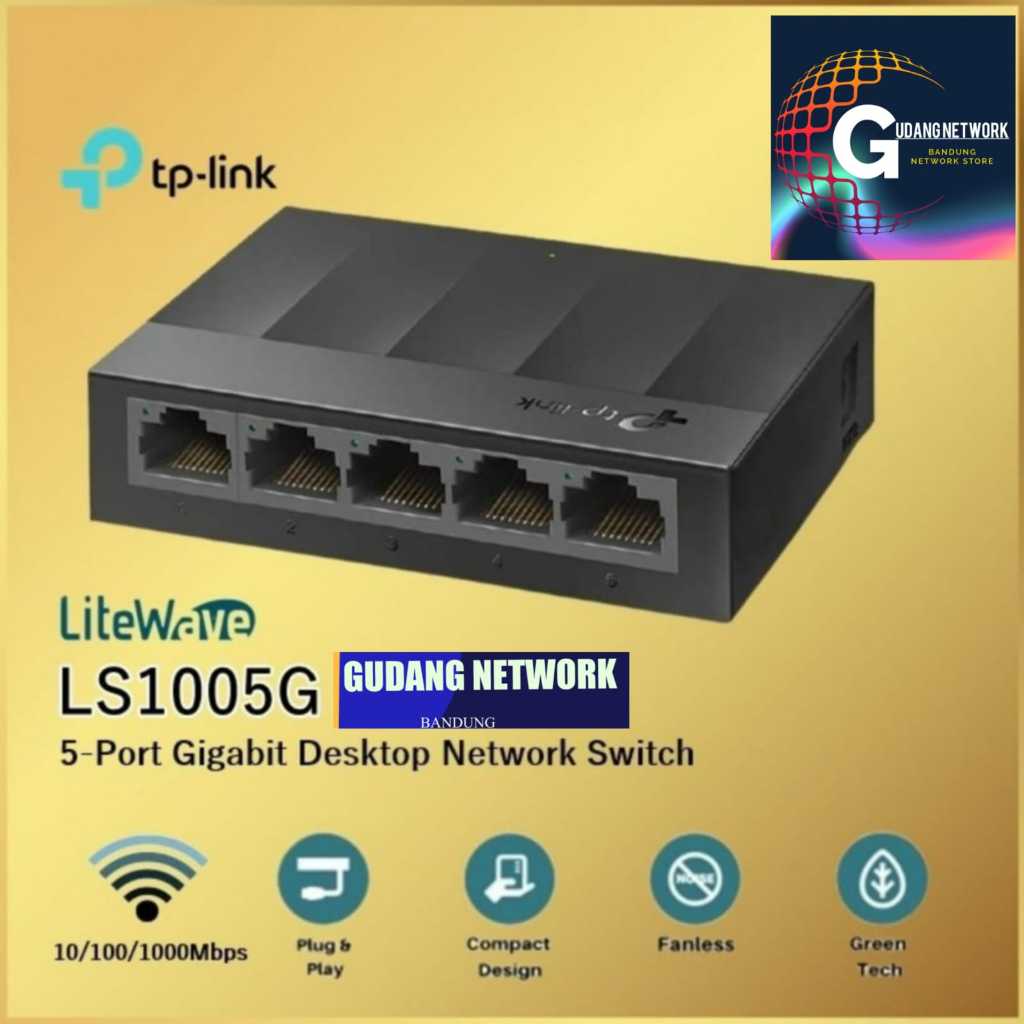 Jual TP Link 5 Port LS1005G Gigabit Desktop Switch Hub LS1005G_GNB | Shopee Indonesia