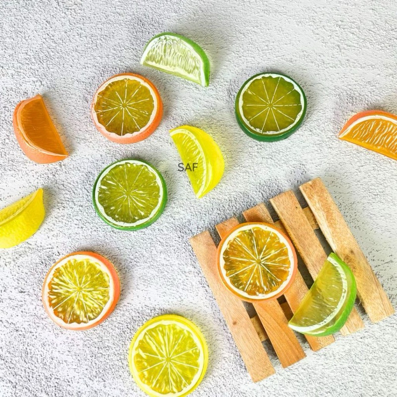 Jual Lemon buah artificial lime Jeruk nipis plastik properti ...