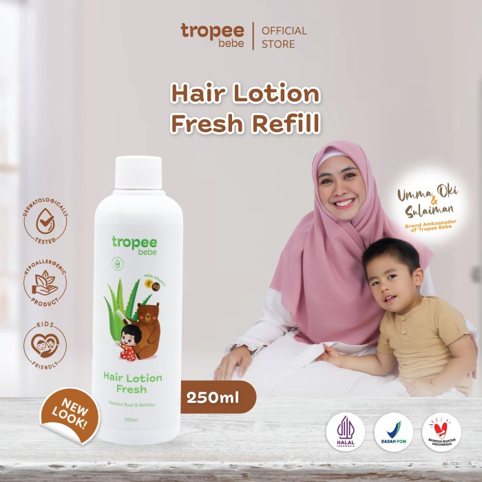 Jual TROPEE HAIR LOTION REFILL 250ML | Shopee Indonesia