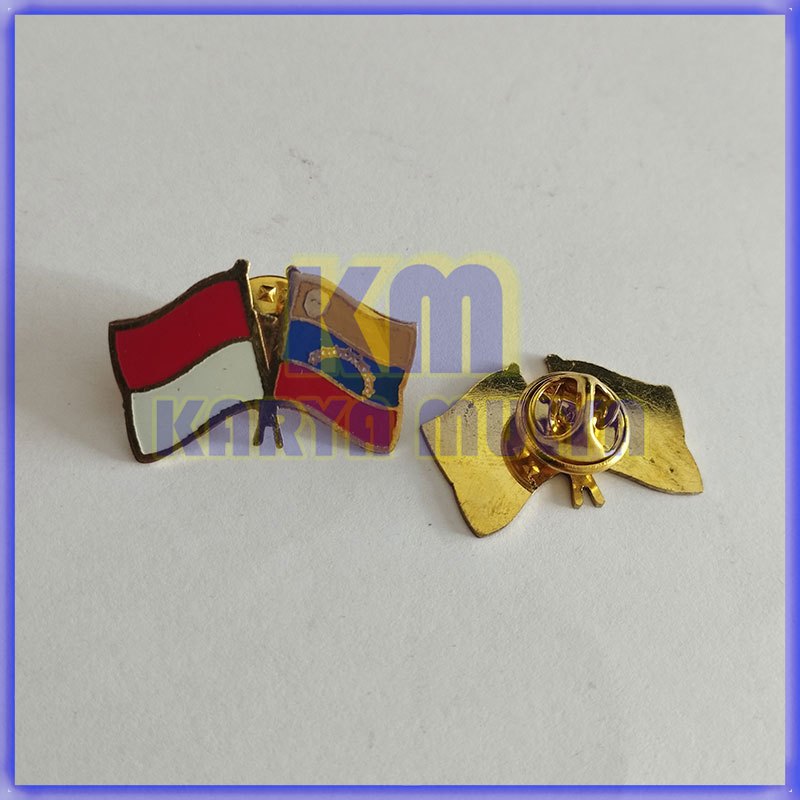 Jual Pin Bendera Persahabatan Flag Pin Indonesia Venezuela - Pin ...