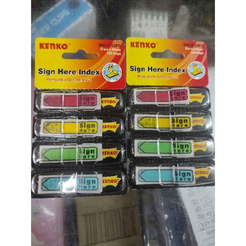 Jual Sign Here Index merk KENKO SHI-4120FD | Shopee Indonesia