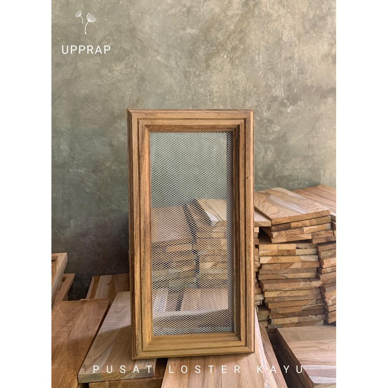 Jual Loster kayu jati & ram kawat anti nyamuk ukuran 16x33x10 cm ...