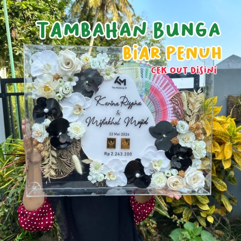Jual [ BUNGA TAMBAHAN ] Mahar Aplikasi Kuntum Kelopak Bunga Hiasan ...
