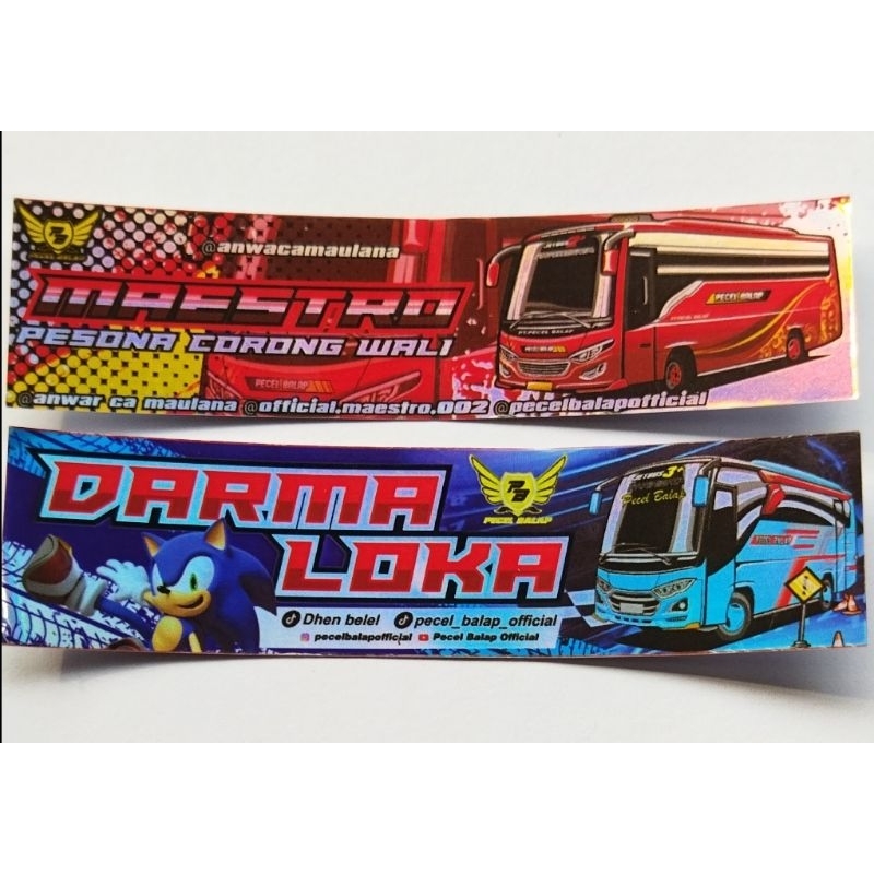 Jual stiker Maestro & Darma loka holo 1 pcs anti air | Shopee Indonesia