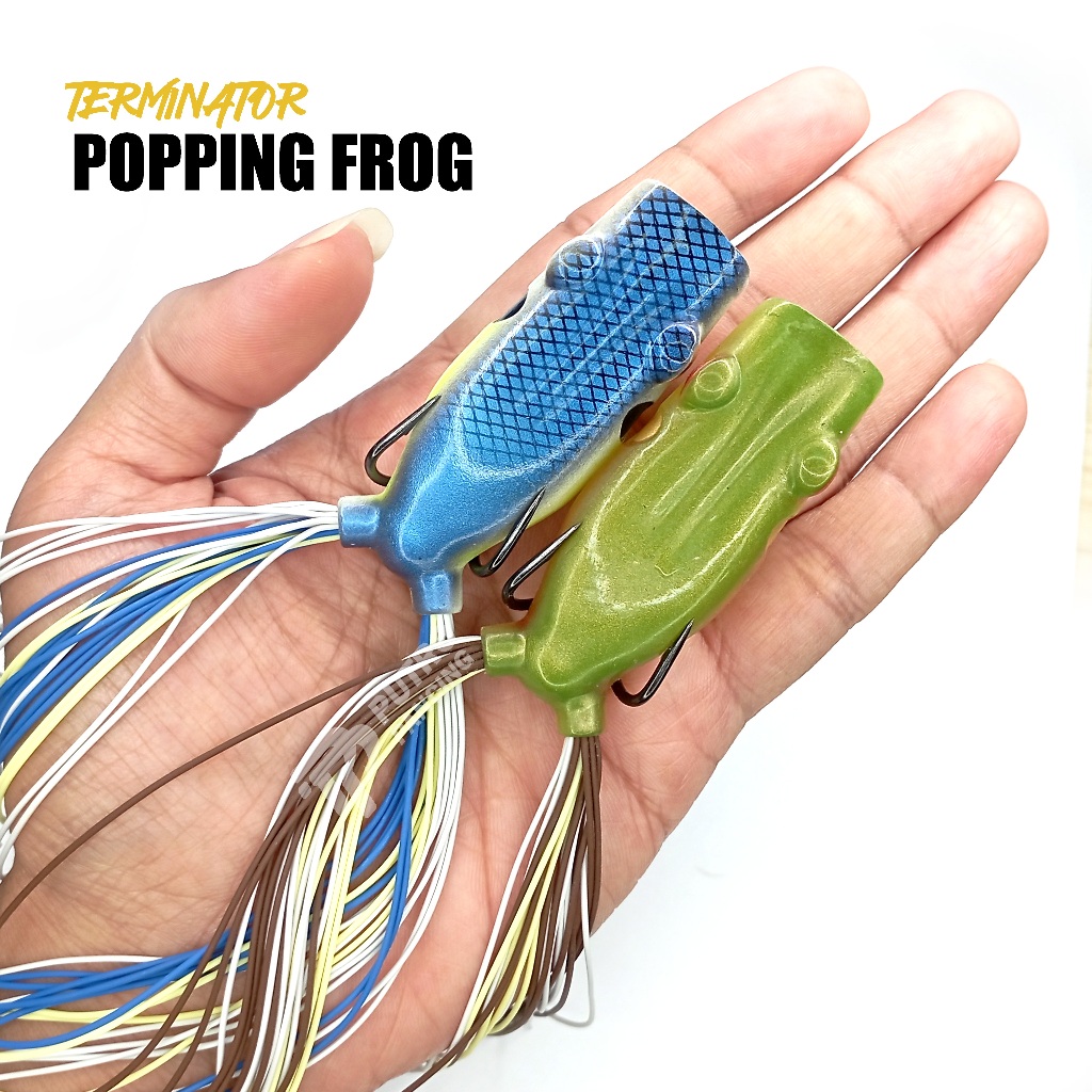Jual Lure Terminator Popping Frog Amunisi berburu gabus, toman dan ...