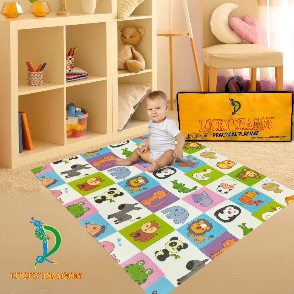 Jual Playmat Bayi Lucky Dragon Karpet Lipat Playmate Matras Bayi ...