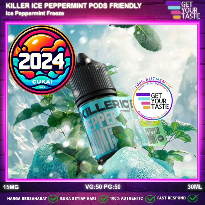 Jual Liquid Killer Ice Peppermint Pods Friendly 30ML Salt by MAG Juice ...