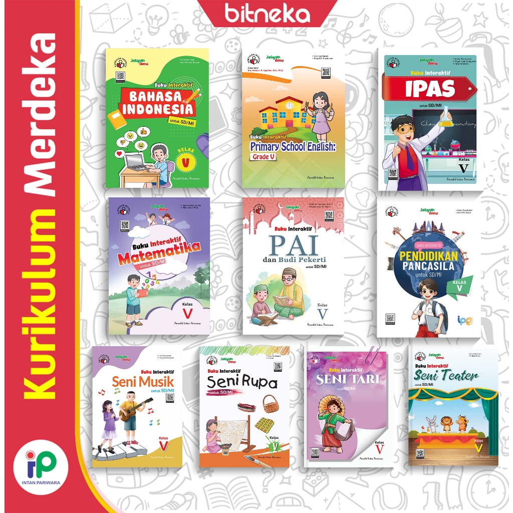 Jual Buku Siswa Pendamping(Buku Interaktif) SD/MI kelas 5 Kurikulum Merdeka - Intan Pariwara ...