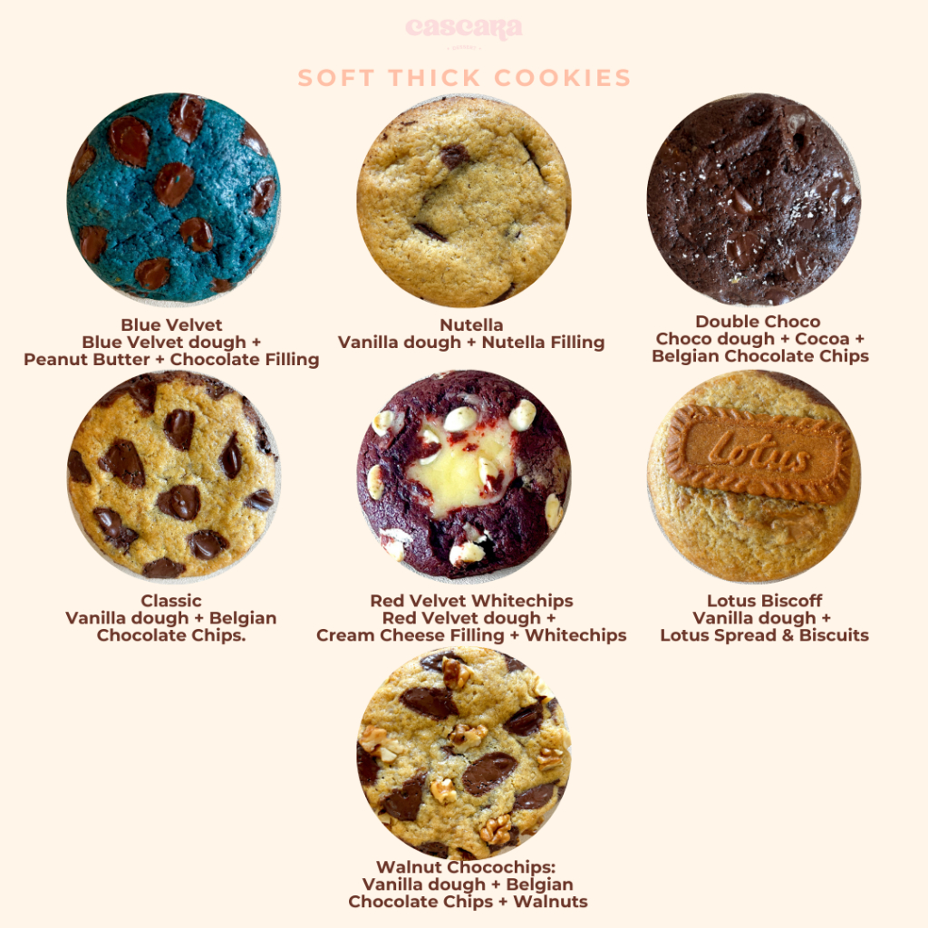 Jual Cascara Cookies - Soft Baked Cookies Tebal Lumer Thick Cookies ...