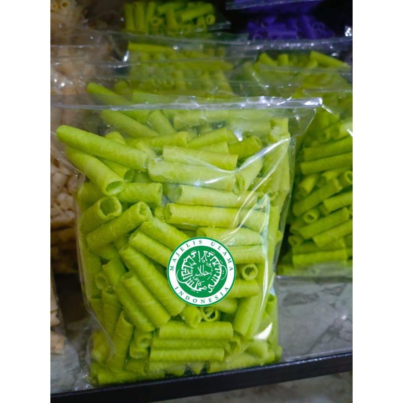 Jual Snack_Wafer Stick Rasa Pandan | Shopee Indonesia