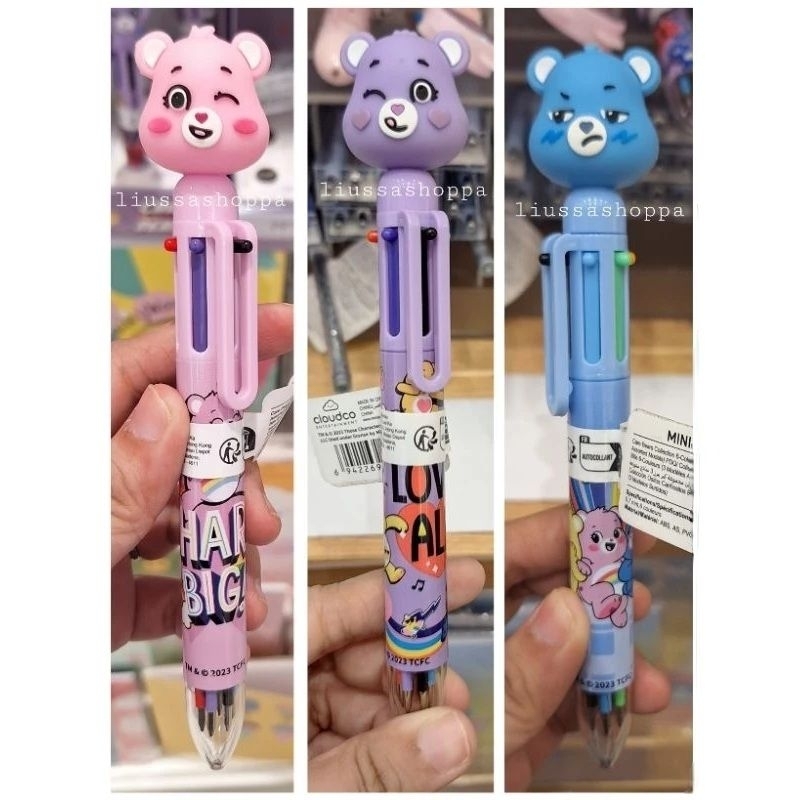 Jual Pen Miniso - Care Bears Collection 6-Color Ballpoint Pen | Shopee ...