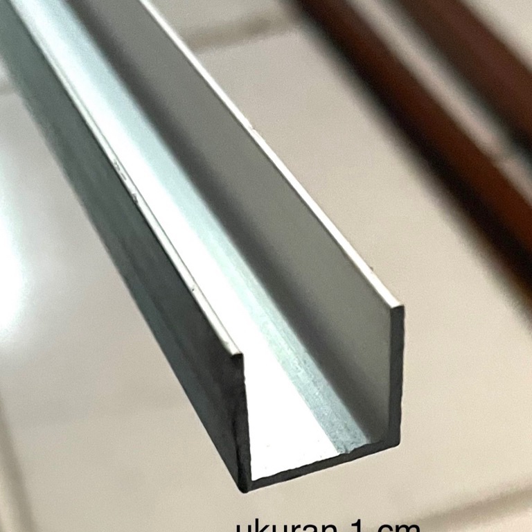 Jual Harga Bersahabat List U alumunium 1 cm U list plafon | Shopee ...