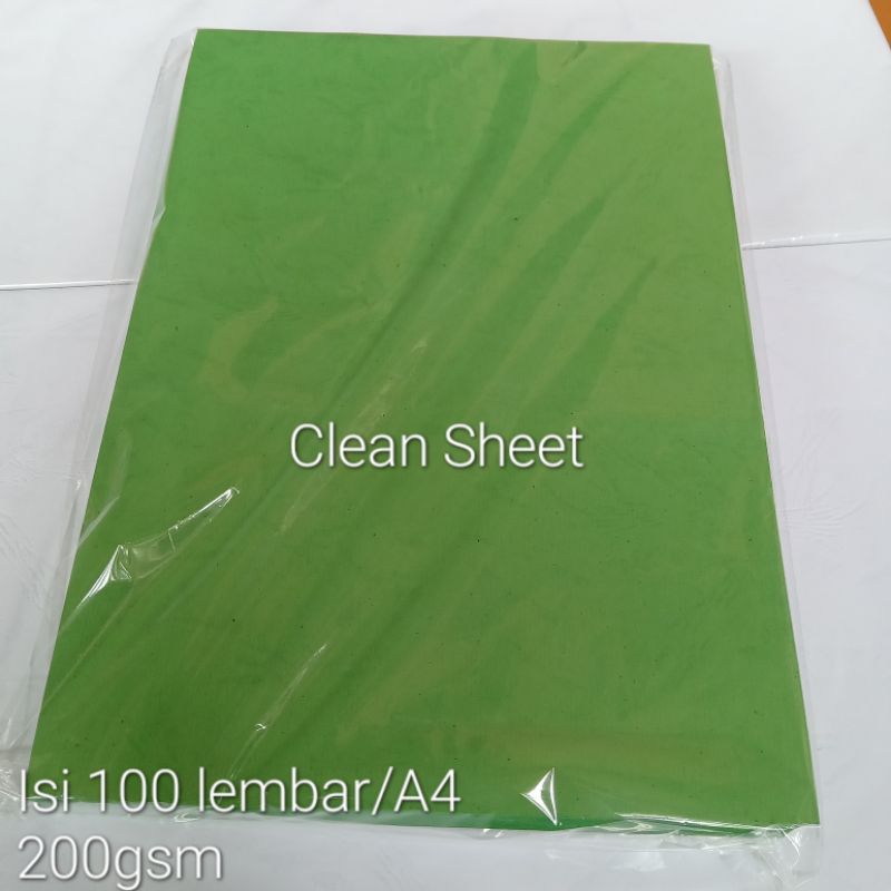 Jual Kertas cover jilid buffalo A4 200gsm hijau tua(Harga/1 pack,isi ...