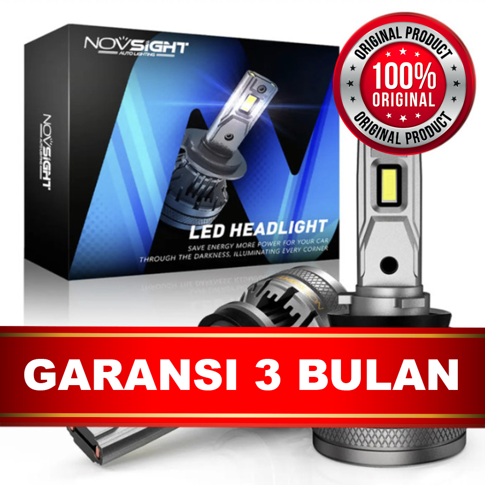 Jual Lampu LED Mobil Headlight Novsight A500-N37 H1 H3 H4 HB4 H7 H11 HB3 6500K Putih | Shopee ...