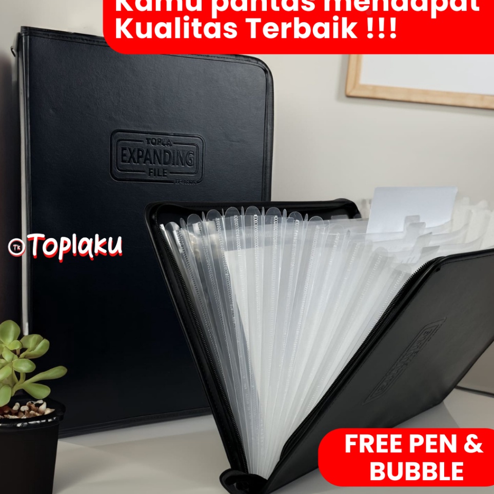 Jual Terbatas Map Expanding File 13 Sekat Kulit Anti Air Tas Dokumen ...