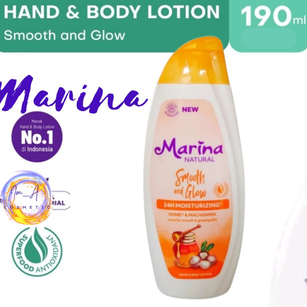 Jual Marina Handbody Lotion Natural 190 ml | Shopee Indonesia