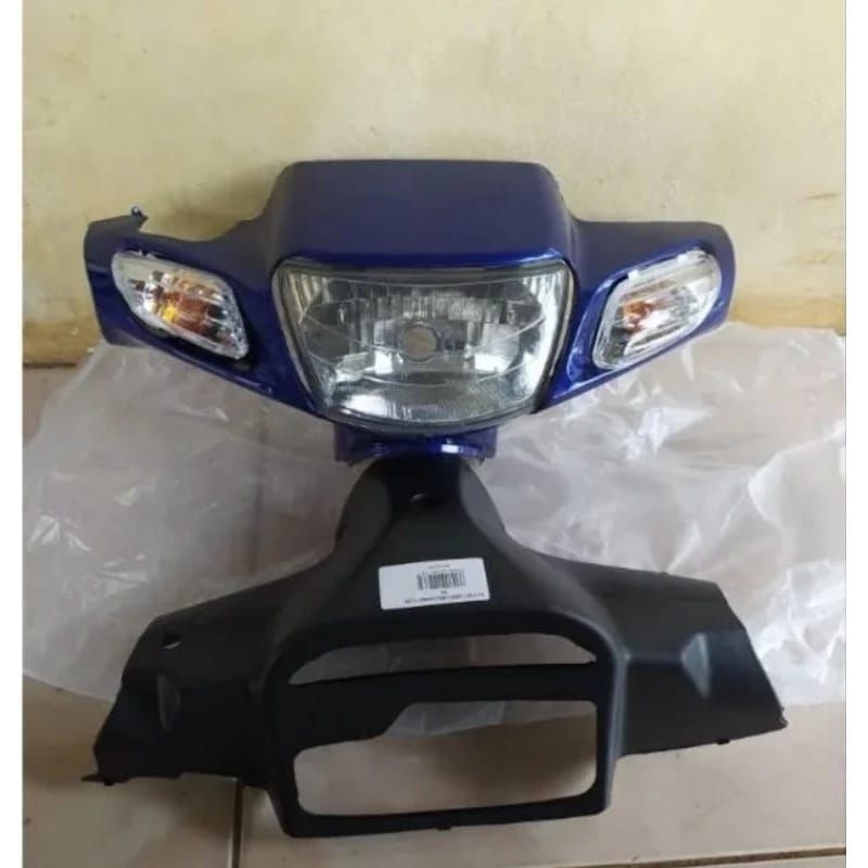 Jual Pala Batok Motor AB Plus Lampu Depan Yamaha Vega R Lama Warna Biru ...