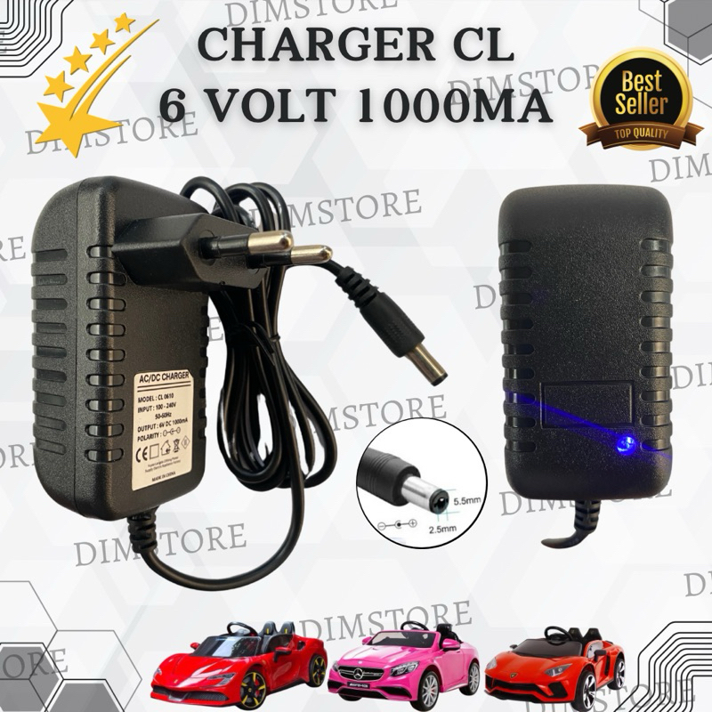 Jual TERBAIK!!! ADAPTOR CHARGER CL 6 VOLT 1000Ma CHARGER MODEL CL ...