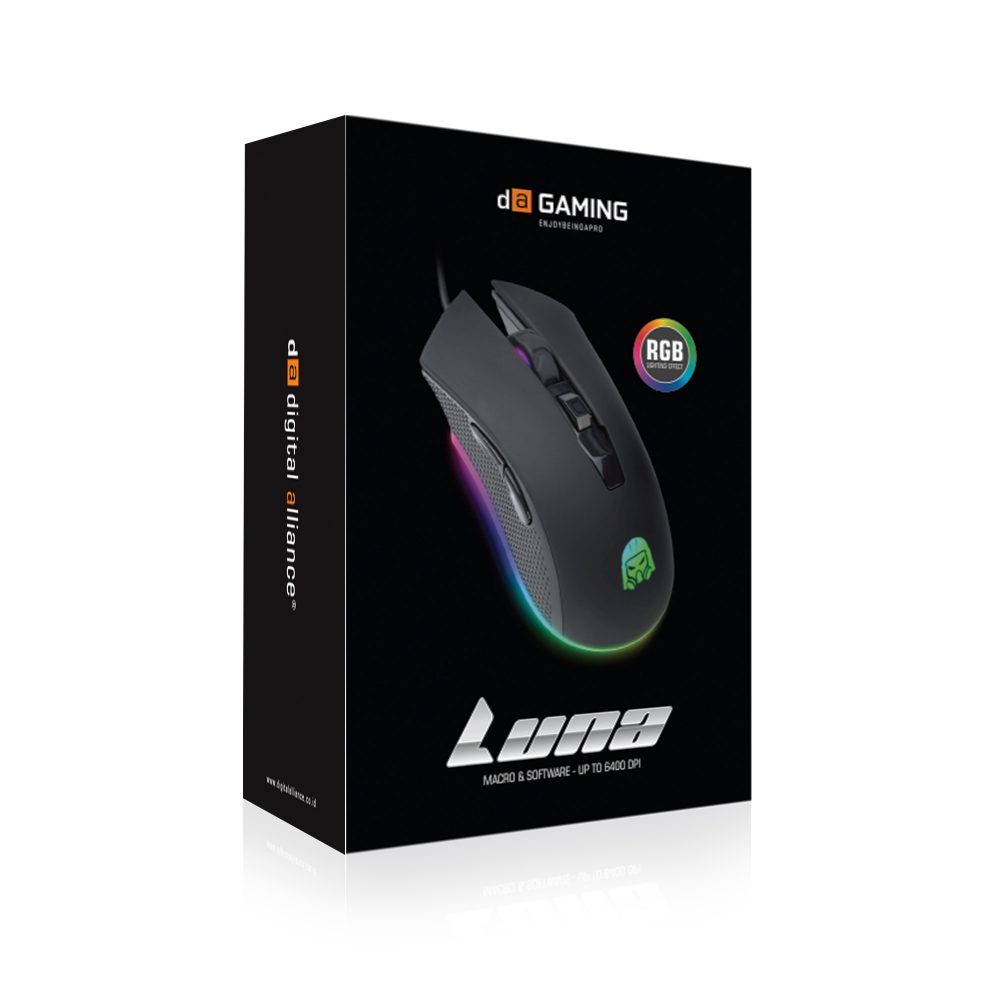 Jual Mouse Gaming DA Luna / Mouse Luna / Digital Alliance Luna | Shopee ...