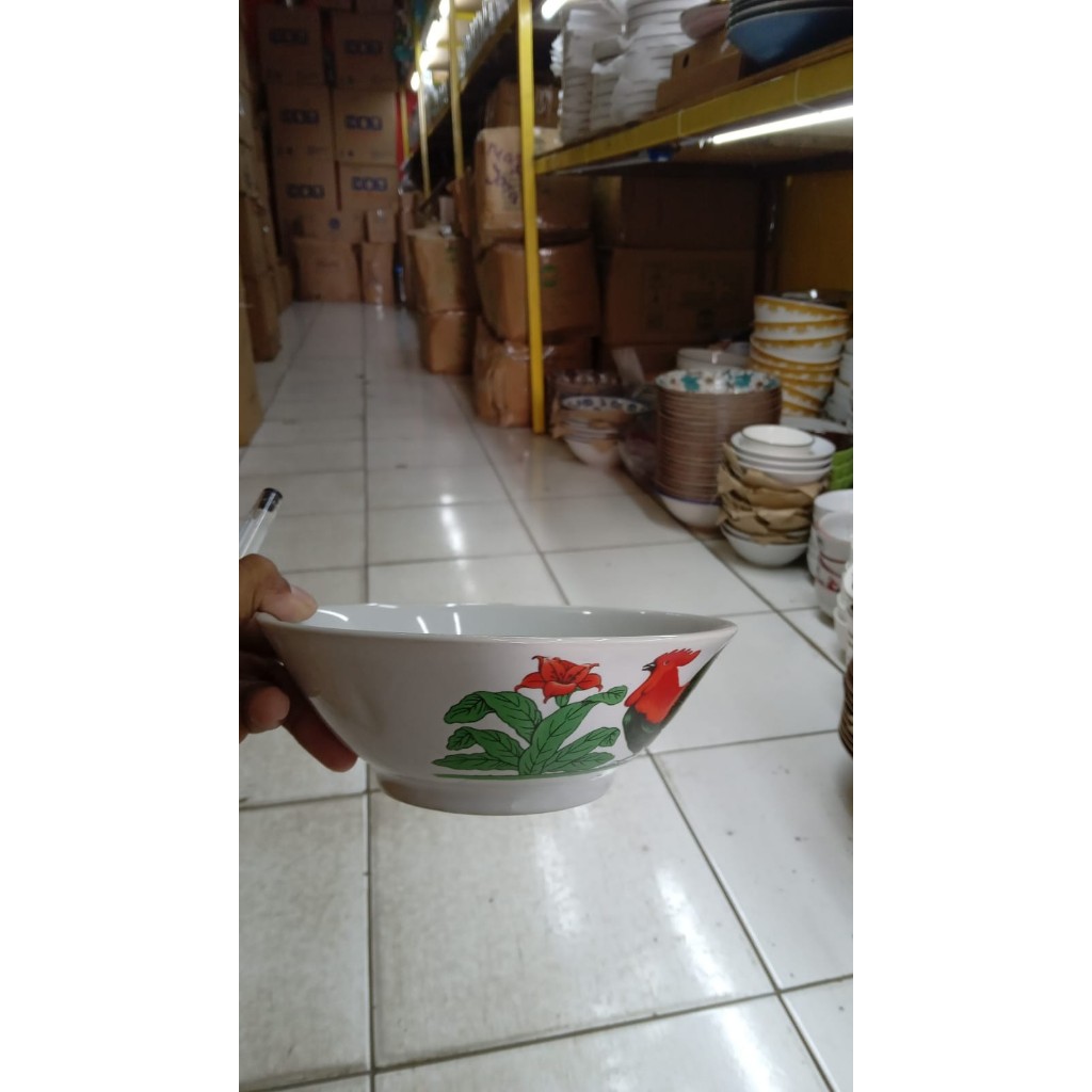 Jual Mangkok Mie Ayam Jago 16cm Mangkuk Makan Bowl 12 pcs | Shopee ...