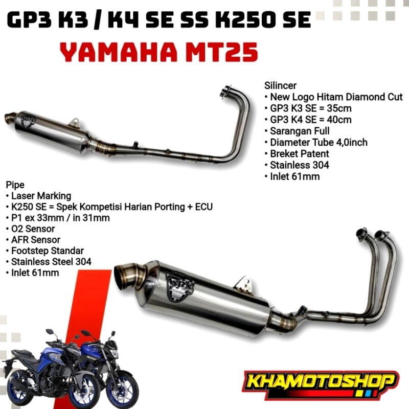 Jual WRX GP3 K3 / K4 SE K250 SE YAMAHA MT25 | Shopee Indonesia