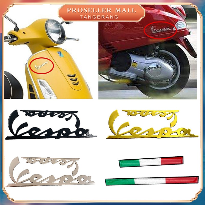 Jual Sticker Vespa Timbul 3D Sticker Vespa Untuk GTS300,LX125,LX150 ...