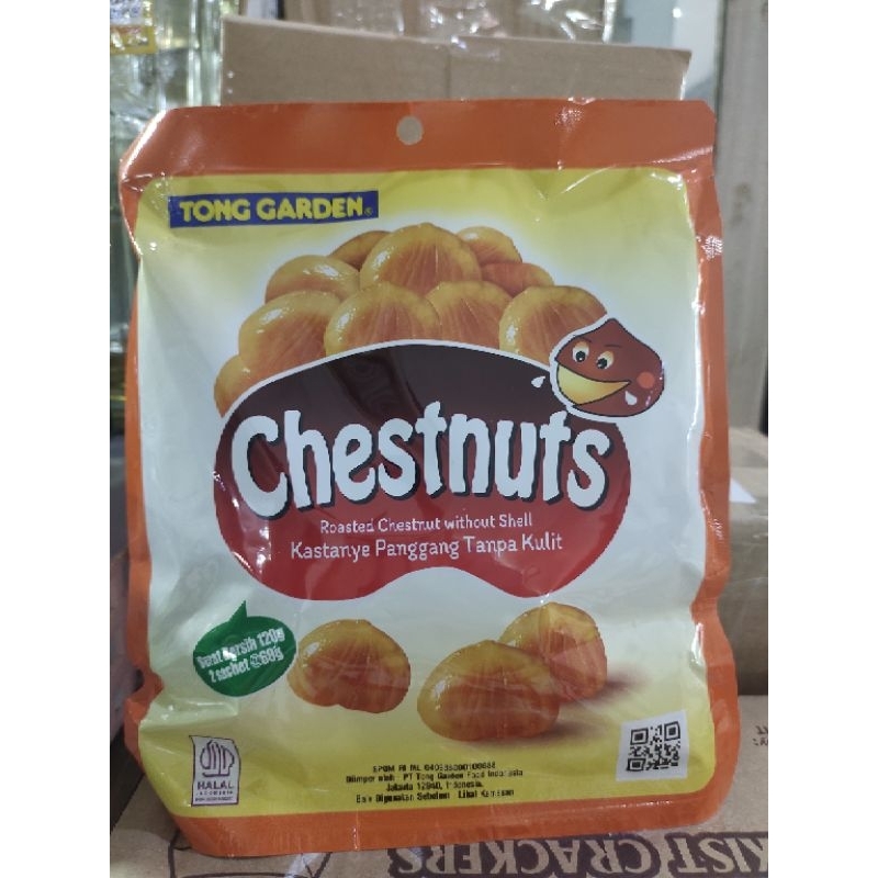 Jual tong garden chestnuts panggang tanpa kulit 2x60gr (120gr) | Shopee ...