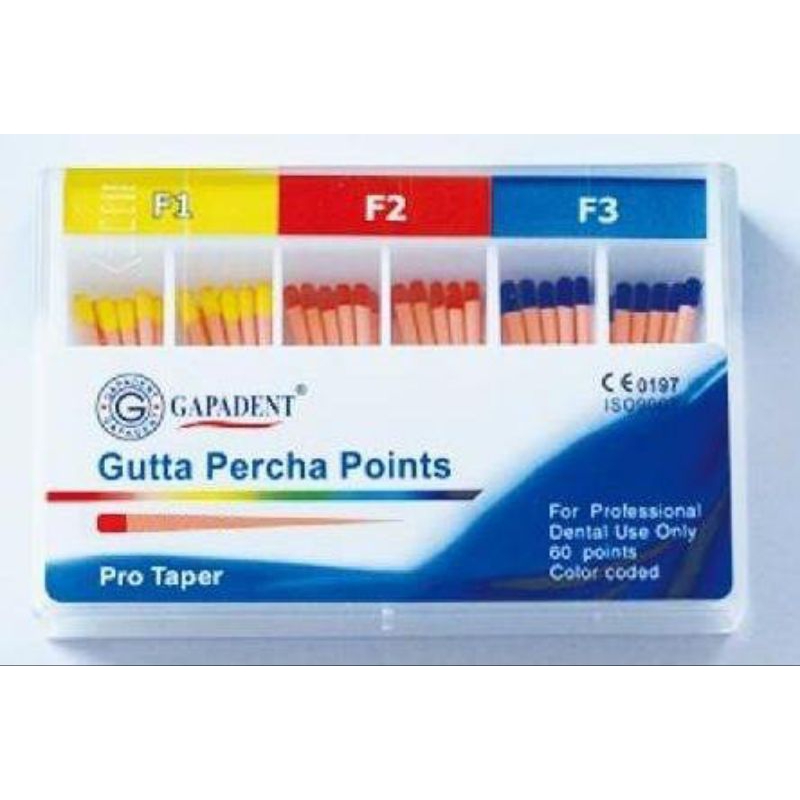 Jual Dental Gutta Percha Point F1 F2 F3 F1-F3 15-40 45-80 / Gutap GAPADENT / Endo PSA | Shopee ...