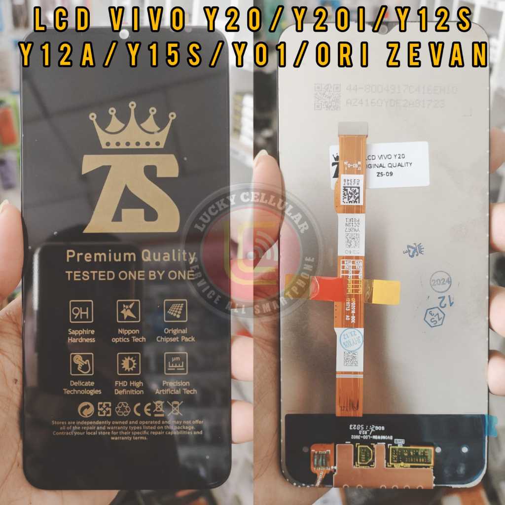 Jual LCD FULLSET VIVO Y20 / Y12S / ORIGINAL ZEVAN / UNIVERSAL ZEVAN ...