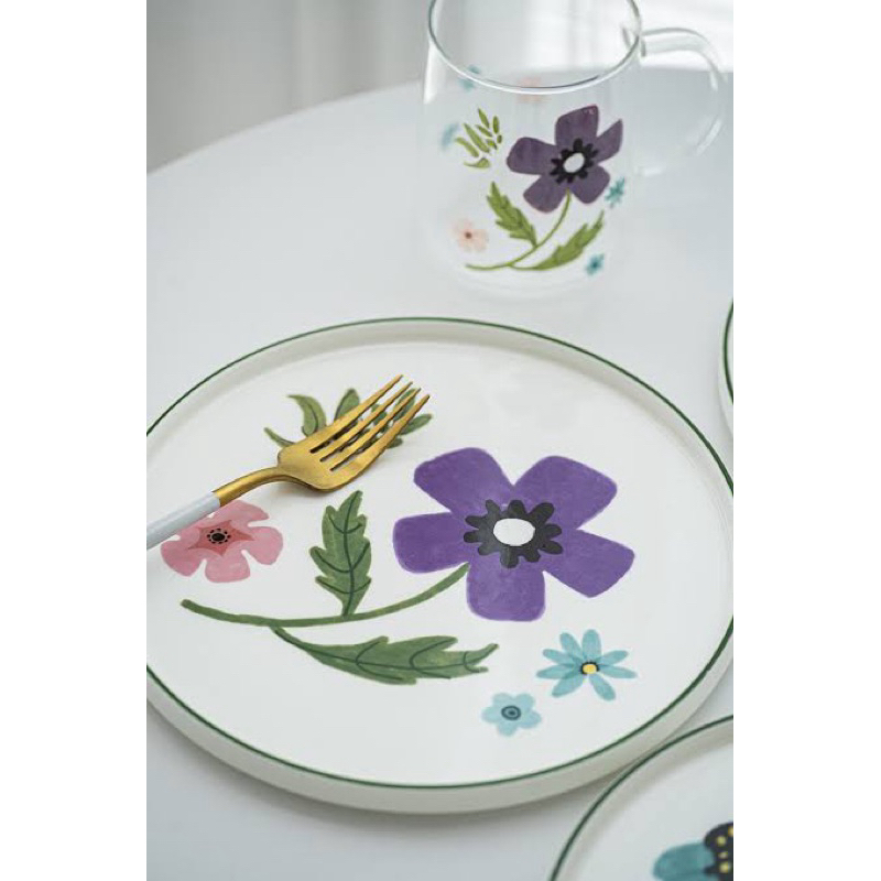 Jual Ceramic Flower Petals Plate - Piring Datar Bunga Keramik | Shopee ...