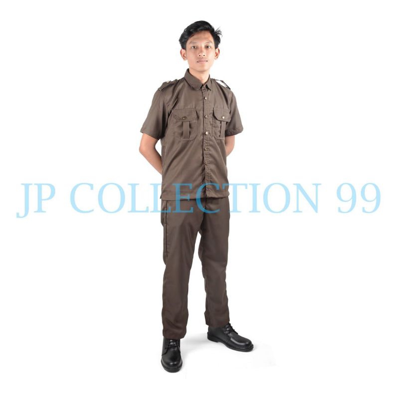 Jual Seragam Safari Security Setelan Seragam Safari Satpam Baju Supir ...