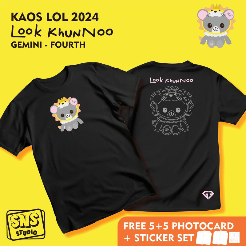 Jual KAOS GMM LOL 2024 - LOOK KUNNOO (GEMINI FOURTH) | Shopee Indonesia