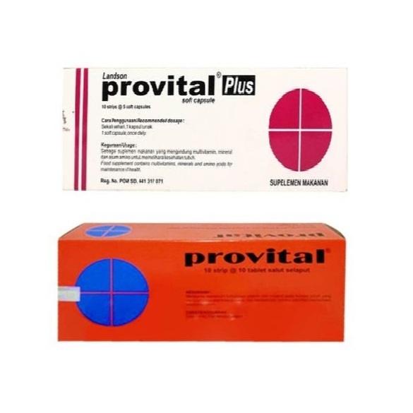 Jual Provital - Provital Plus - Multivitamin Daya Tahan Tubuh Extract ...
