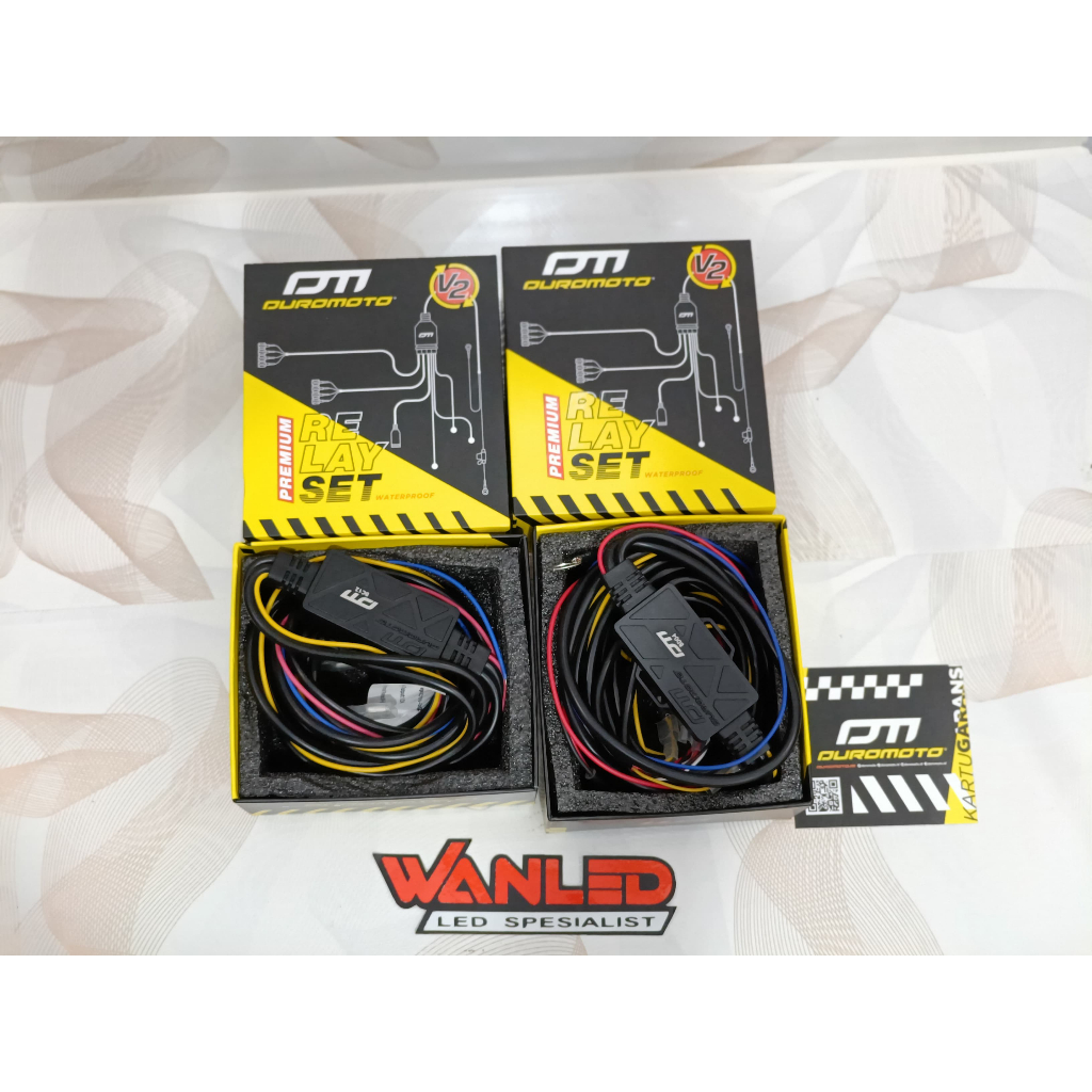 Jual Relay set lampu tembak premium Duromoto relay motor adventure ...