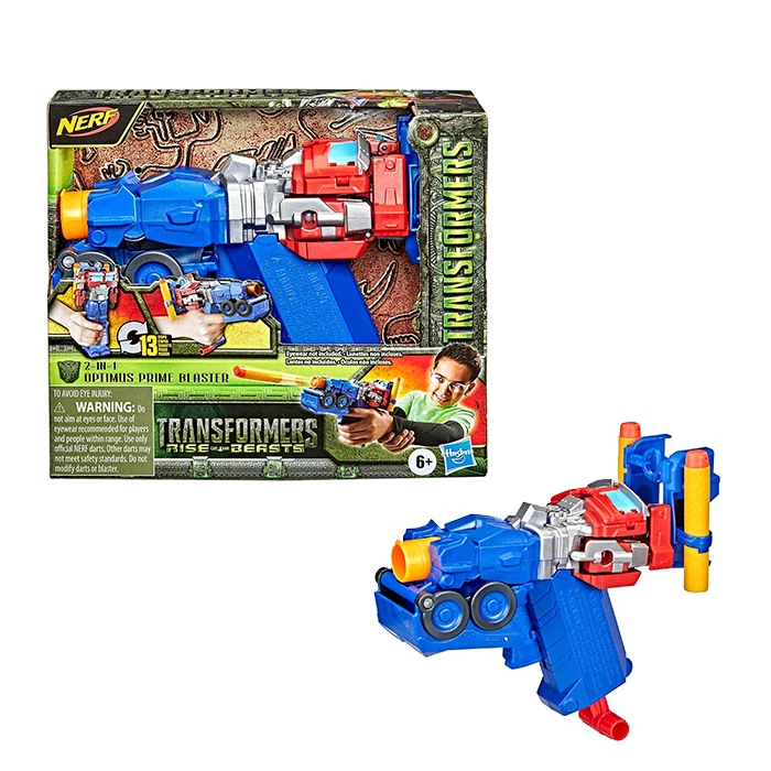 Jual Transformers Toys Rise of The Beasts Movie NERF 2-in-1 Optimus ...