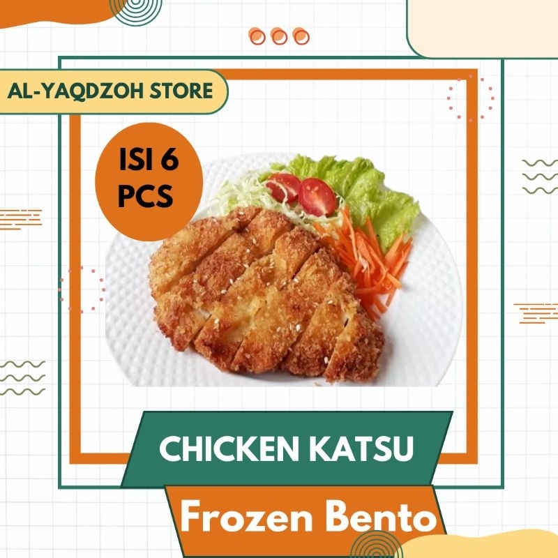 Jual Chicken Katsu | Bento Frozen Food | isi 6 PCS | Shopee Indonesia