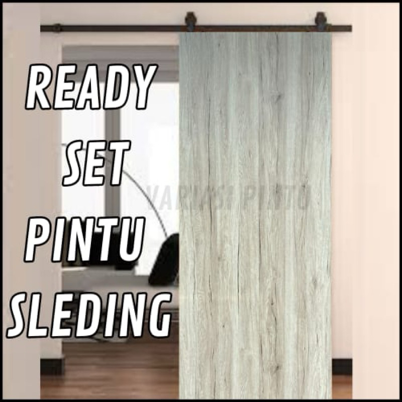 Jual set Sleding pintu minimalis | set Sleding | pintu geser | satu set ...