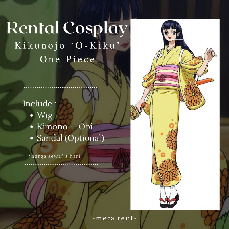 Jual Rental Cosplay Kikunojo O’Kiku One Piece | Shopee Indonesia